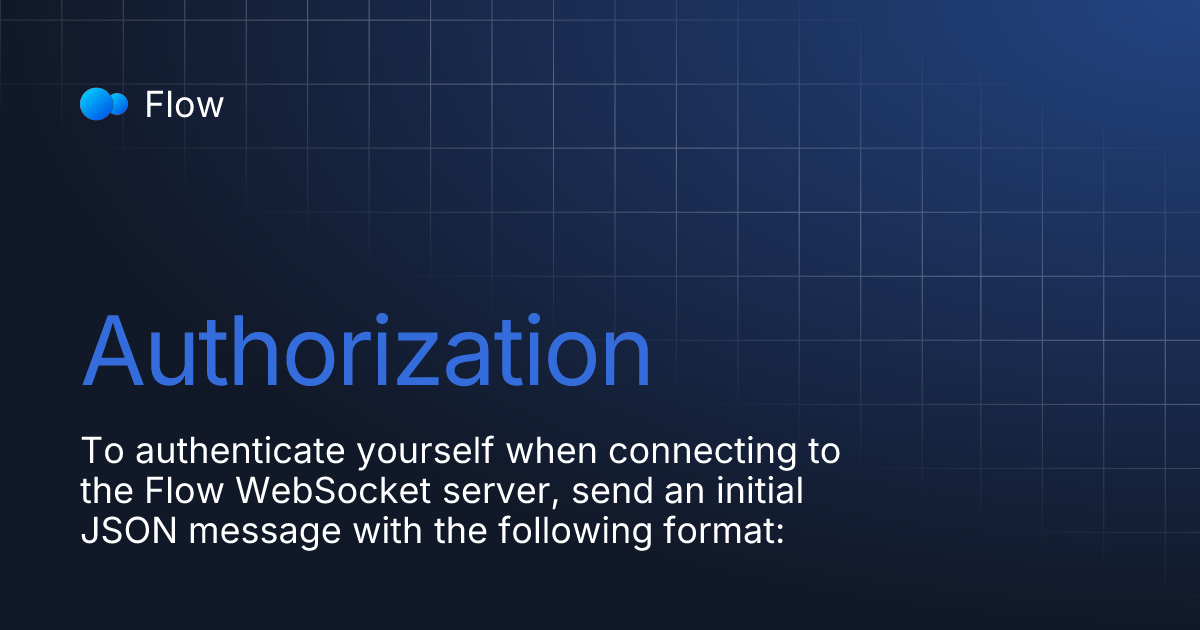 Authorization | Flow